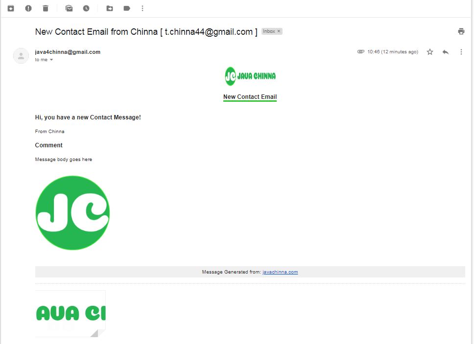 Send HTML Email With Spring Boot And FreeMarker Template JAVA CHINNA