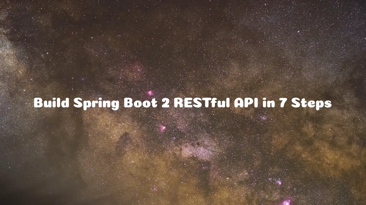 7 Steps To Build Spring Boot 2 Rest Crud Api With Spring Data Jpa Hibernate And Mysql Java Chinna