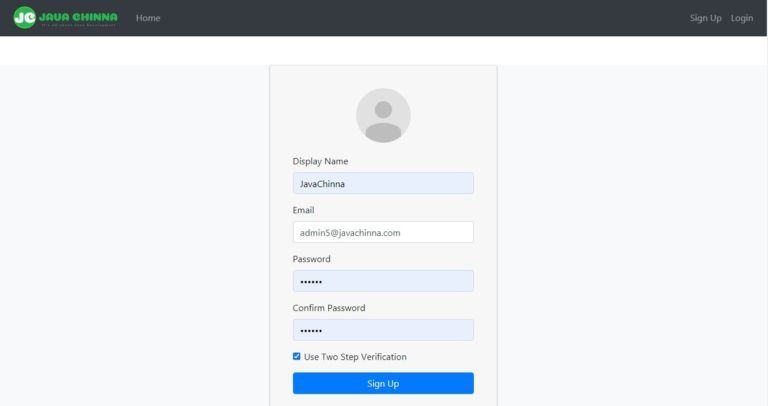 How to Secure Spring Boot Angular Application with Two Factor Authentication - JAVA CHINNA