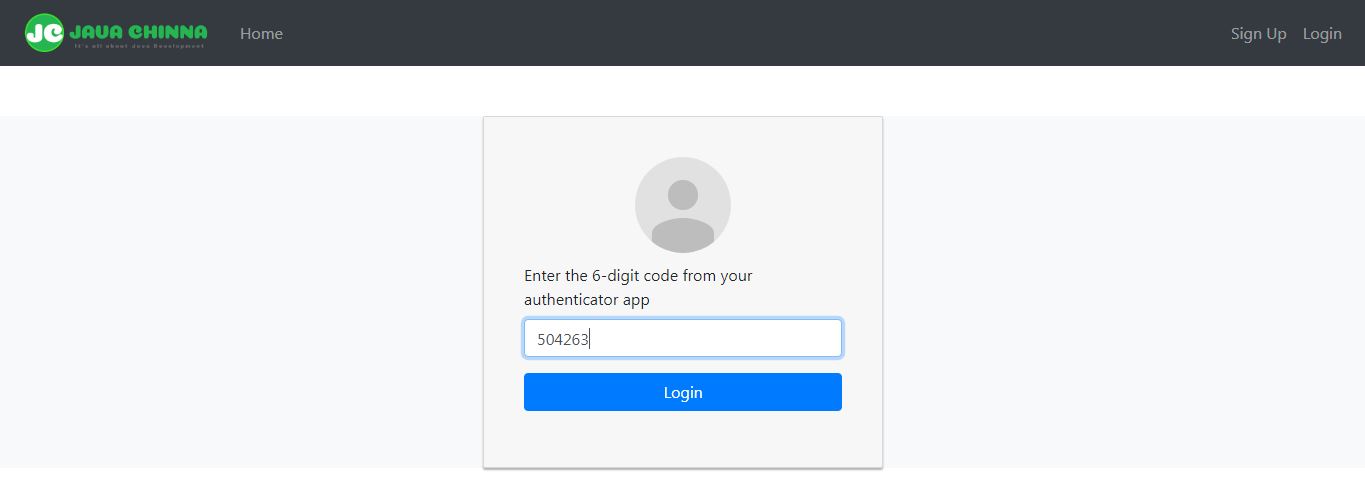 How To Secure Spring Boot Angular Application With Two Factor Authentication Java Chinna 8235