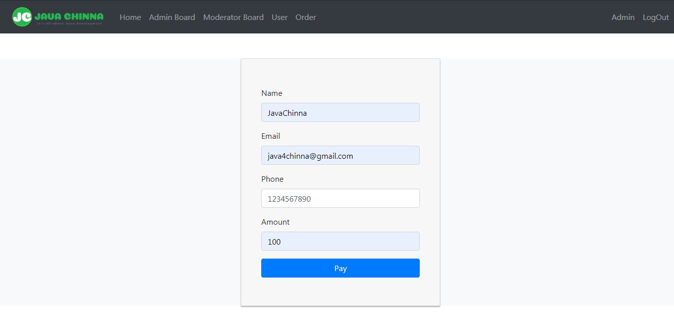 Integrate Razorpay Payment Gateway With Angular And Spring Boot Application In 14 Simple Steps
