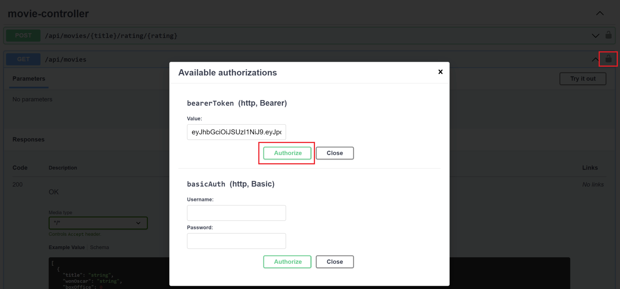 How To Configure Openapi 3 Spec With Basic And Jwt Authentication Java